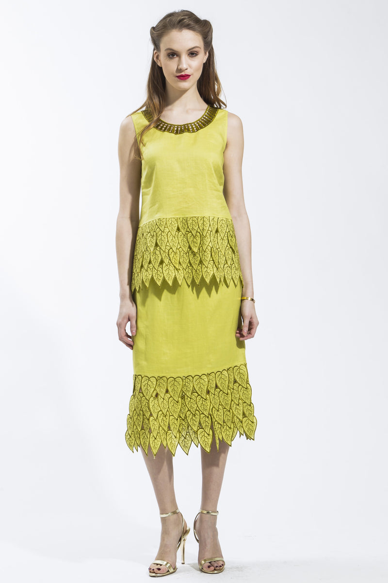 3 Piece Ivy Leaf Suit (Citrus) Style #A3 – JSong Way