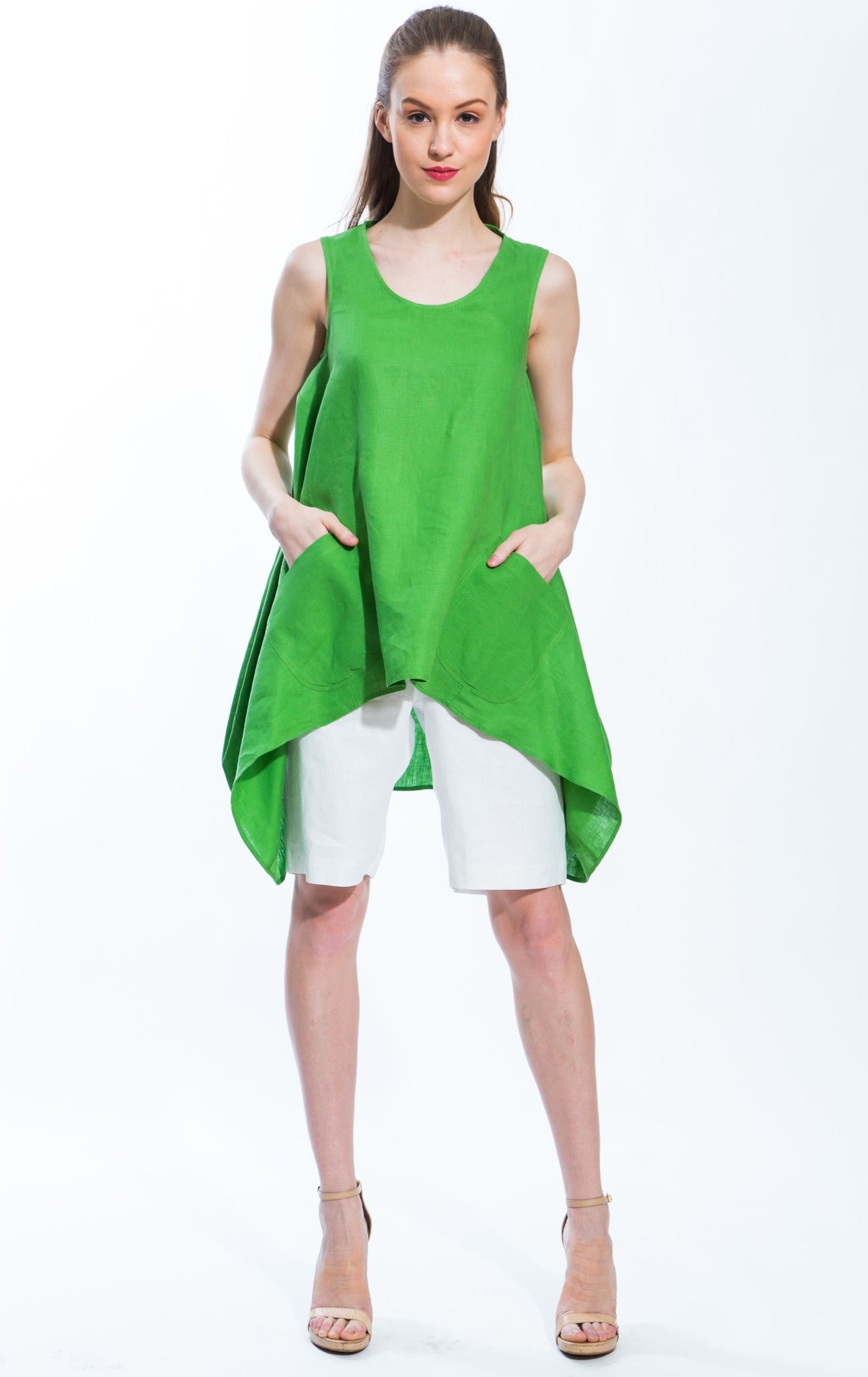 Origami Tunic (Kelly Green) Style# 150 – JSong Way