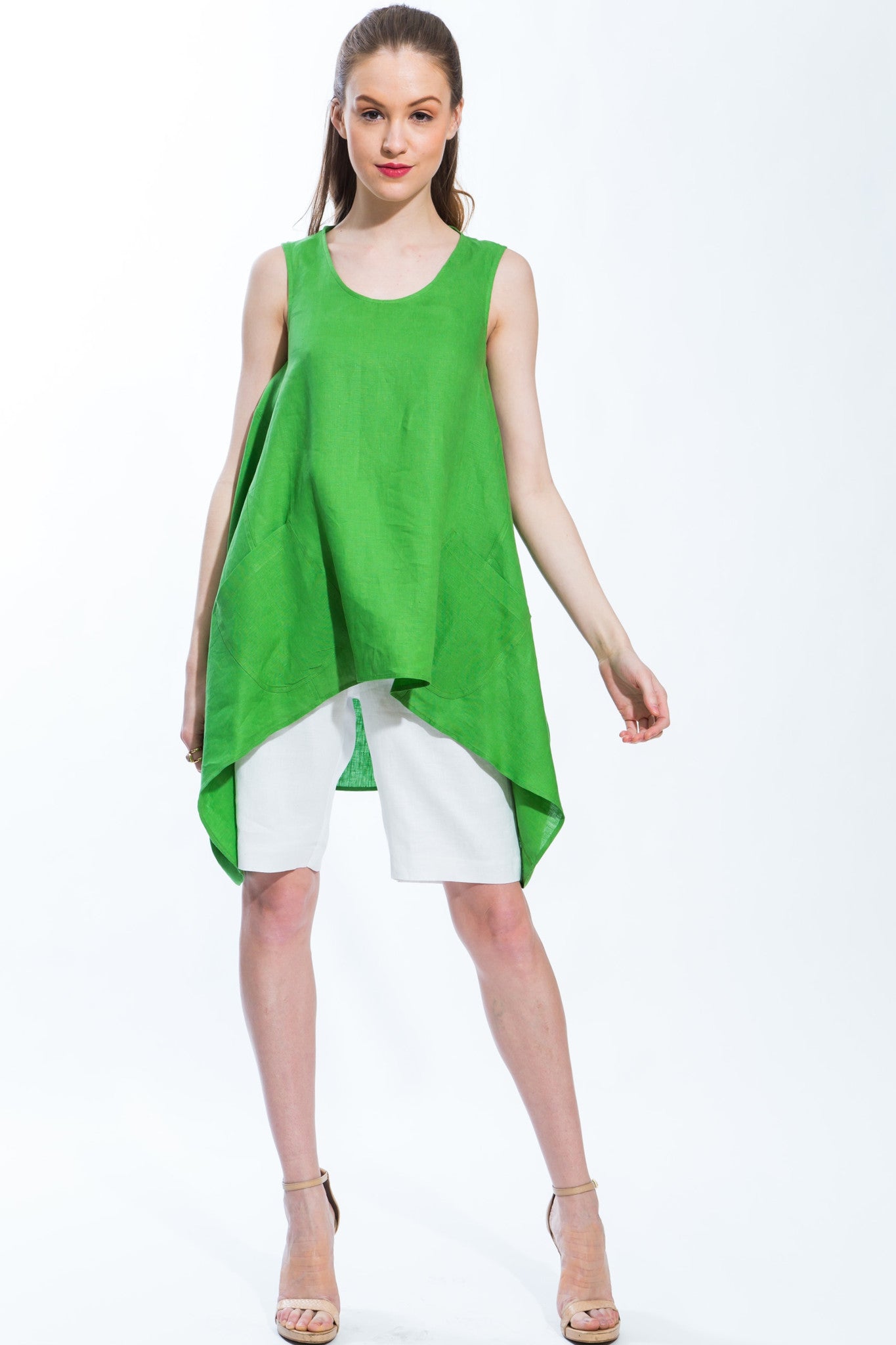 Origami Tunic (Kelly Green) Style# 150 – JSong Way