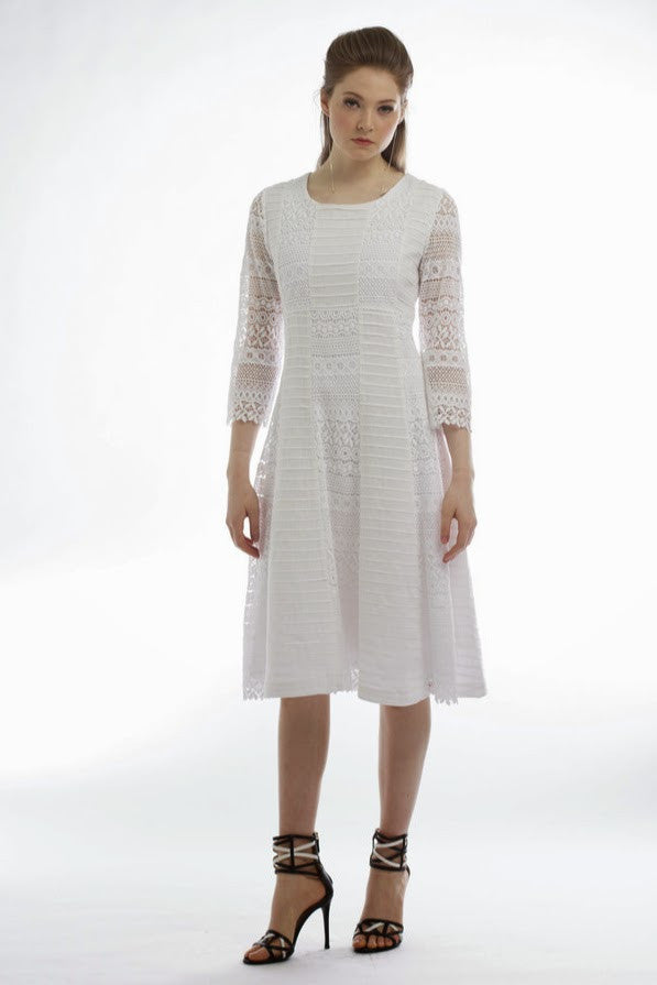 Lace Princess Panel Dress (Natural) Style # 1760 – JSong Way